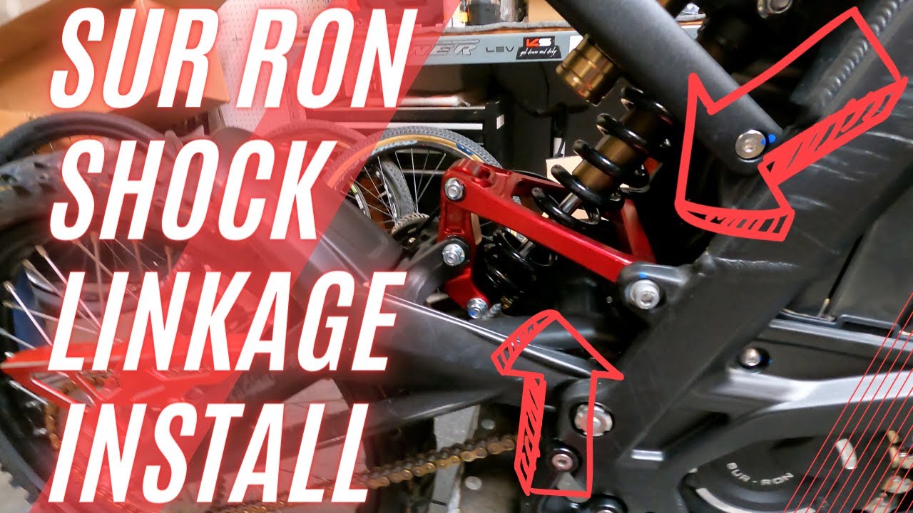 Sur Ron Shock Linkage Install!! - YouTube
