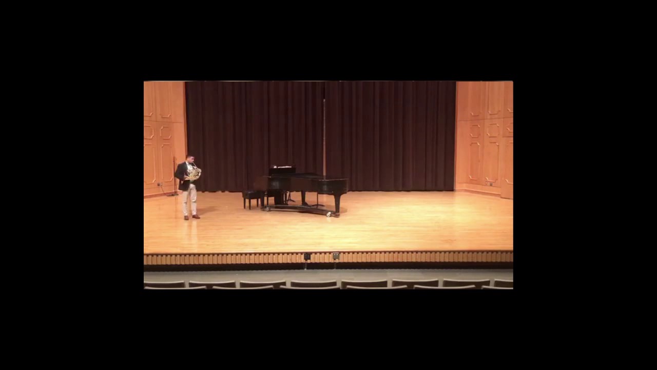 Franz Strauss Horn Concerto op 8. Angelo Vergara - YouTube