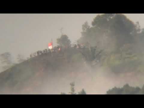 Pengibaran Sang Merah Putih Di PUNCAK UHAI SIBALI DESA BULO 17/08/2020