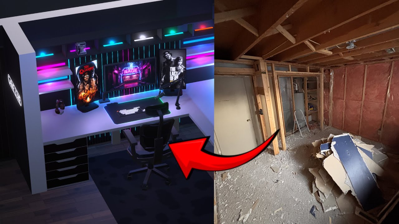 Dream Gaming Studio Build | Part 1 - YouTube