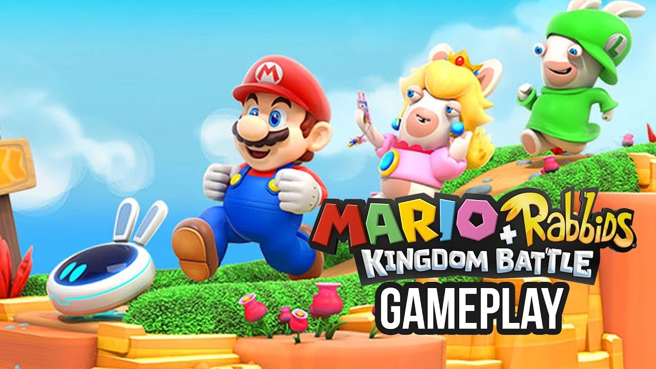 Mario + Rabbids Kingdom Battle Gameplay - TWO BATTLES - Exclusive Early ...