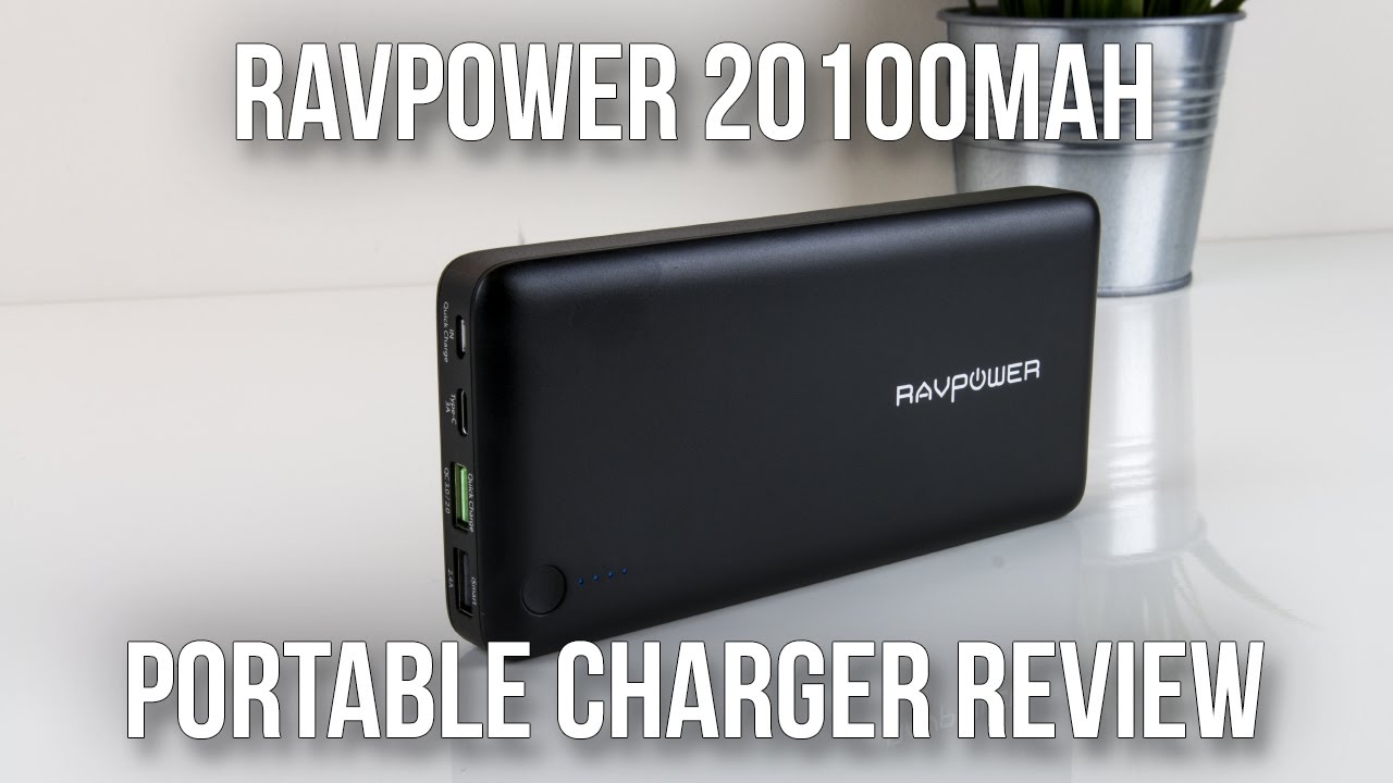 RavPower 20,100mAh Portable Charger Review - YouTube