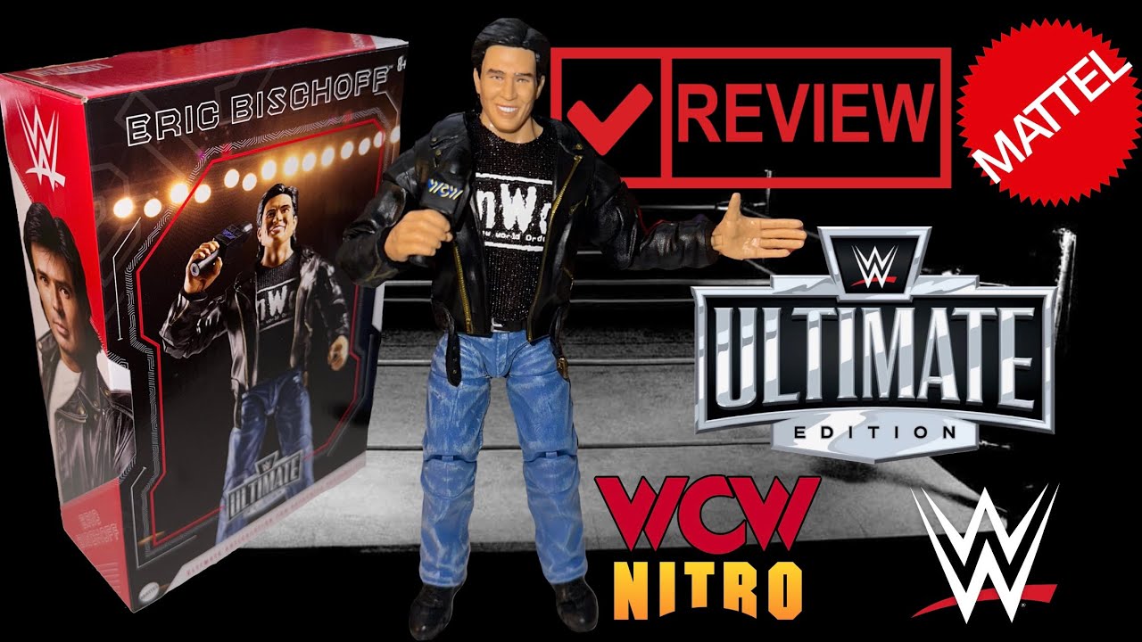WWE MATTEL ULTIMATE EDITION ERIC BISCHOFF WCW RING EXCLUSIVE UNBOXING ...