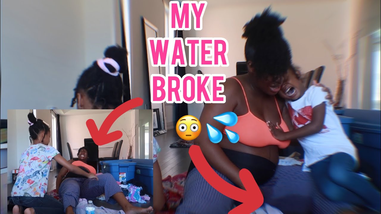 MY WATER BROKE PRANK ON HUSBAND & KIDS 😳 **HE LEFT WORK** - YouTube