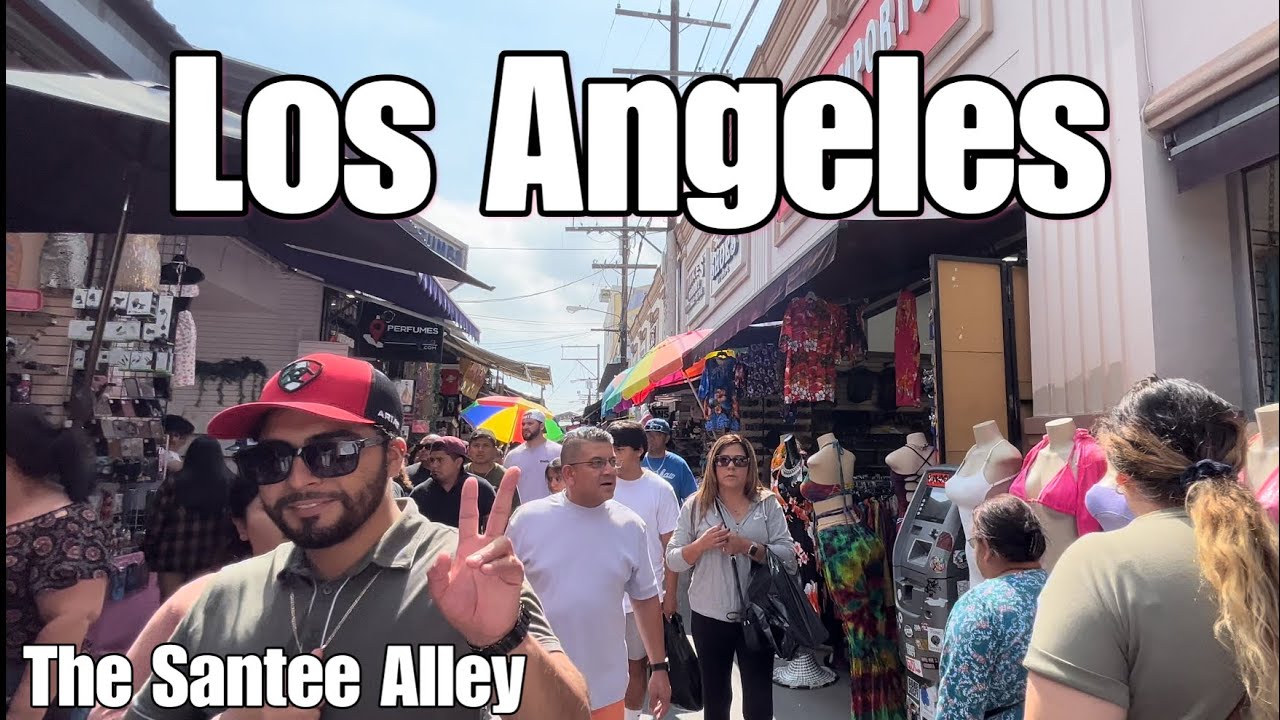 The Santee Alley, Downtown Los Angeles, California 🇺🇸, 4K 60fps Walk ...