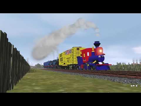 CASEY JR AND THOMAS TRAINZ - AND THE TRAINZ FRIENDS - THE DARK TUNNEL! - TRAINZ RAILROAD ...