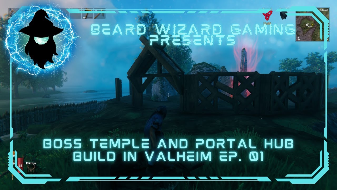 Building our Boss Stone Temple and Portal Hub in #Valheim Ep. 1 - YouTube