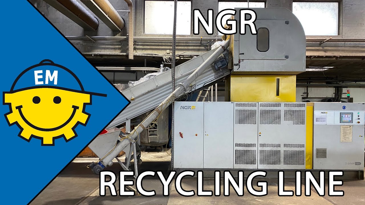 NGR S: GRAN 105 - Used Recycling Line for Plastic - YouTube