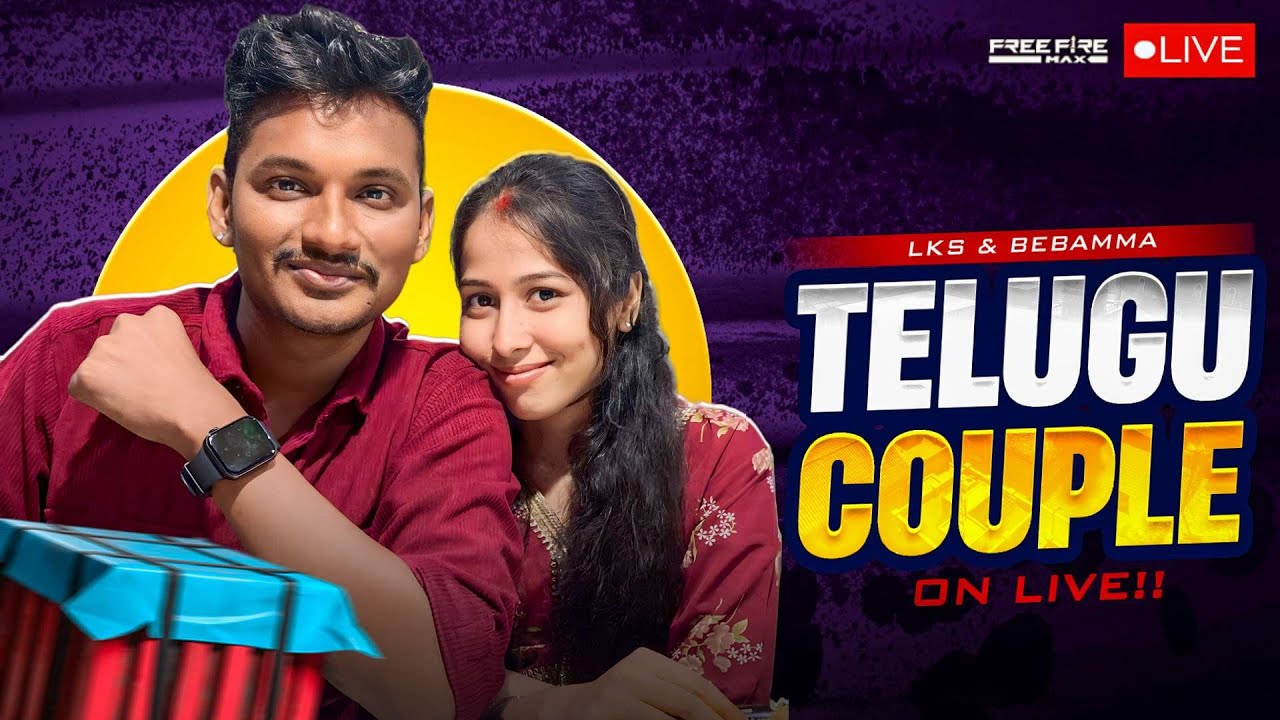 TELUGU🧡COUPULE LIVE | Free Fire Live Telugu | hello telugu gamers - YouTube
