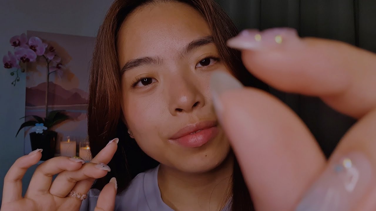 ASMR Clearing Your Cloudy Mind For Sleep 🌌 Negativity Plucking, Scratching, Tapping (Layered ...