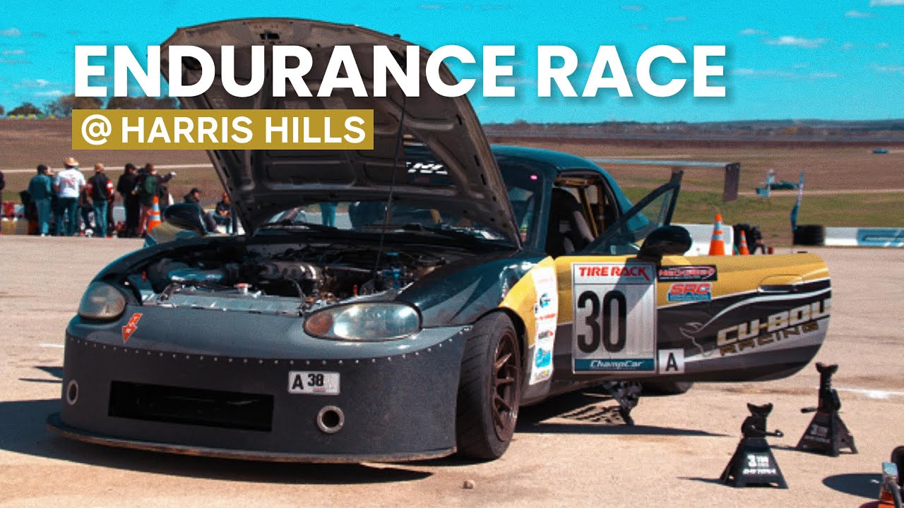 Miata Champcar 8-hour endurance race @ Harris Hills 3/8/25 - YouTube