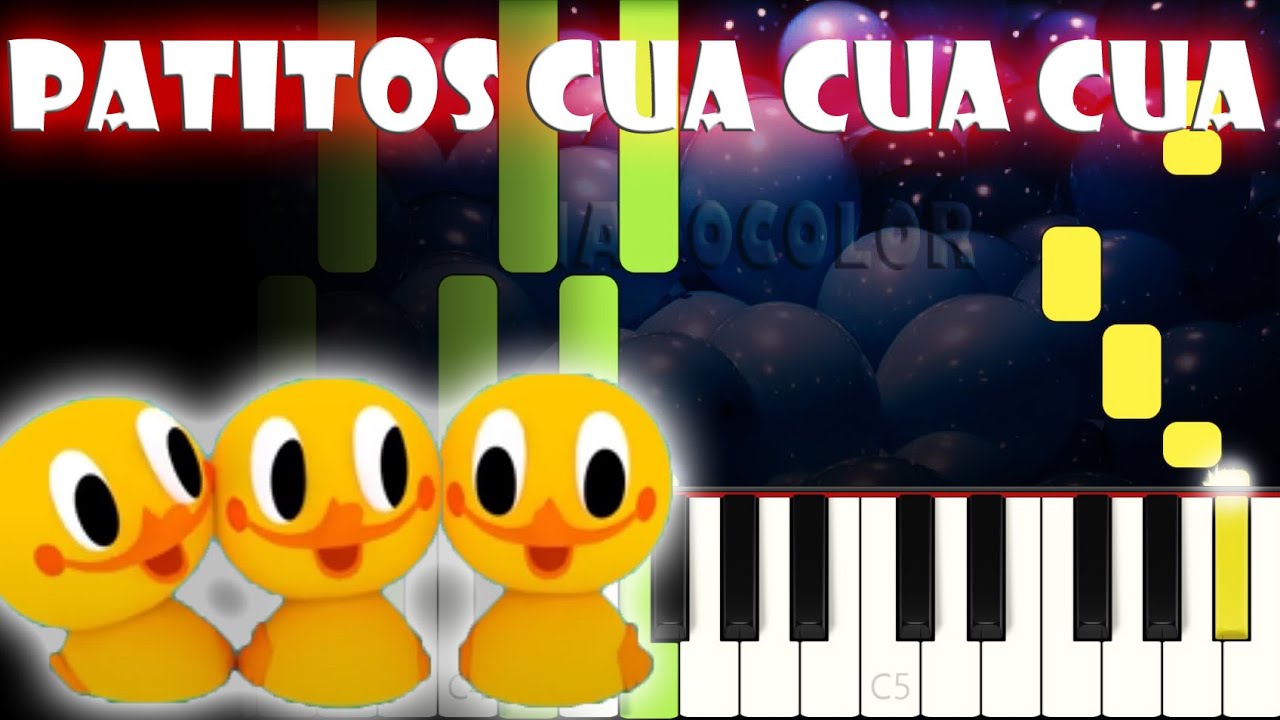 Patitos Cua Cua Cua - El Reino Infantil | Piano Cover | Tutorial ...