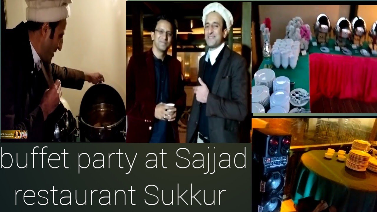 Buffet preparation /buffet set up/Buffet table/Buffet party at Sajjad ...