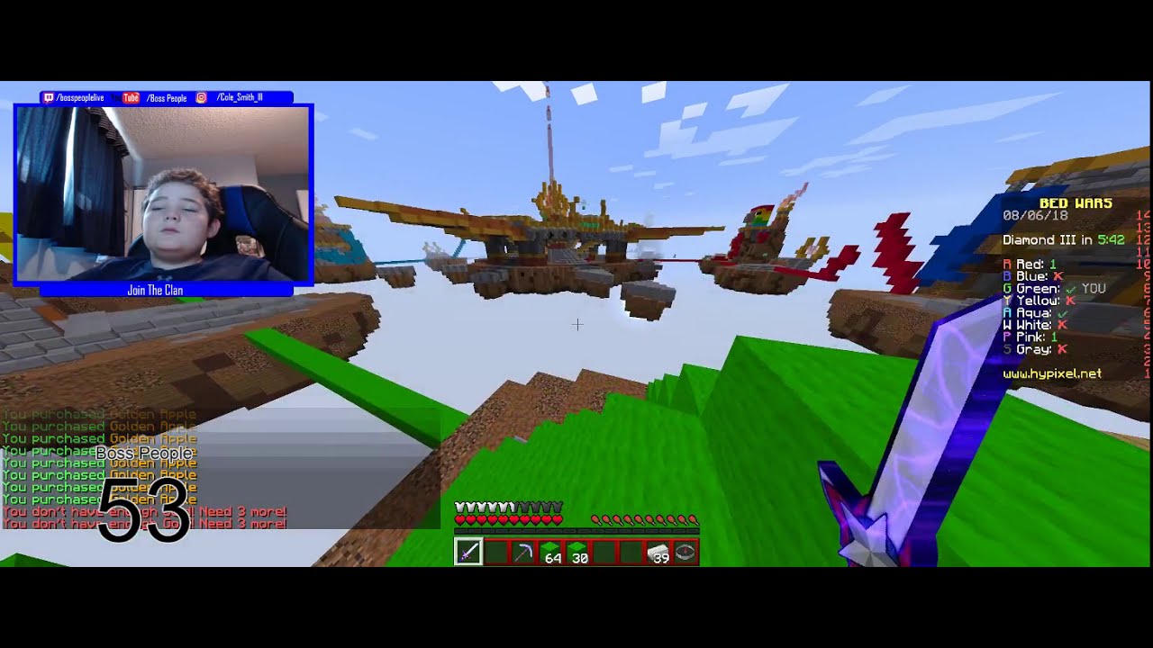 Minecraft Hypixel Stream - YouTube