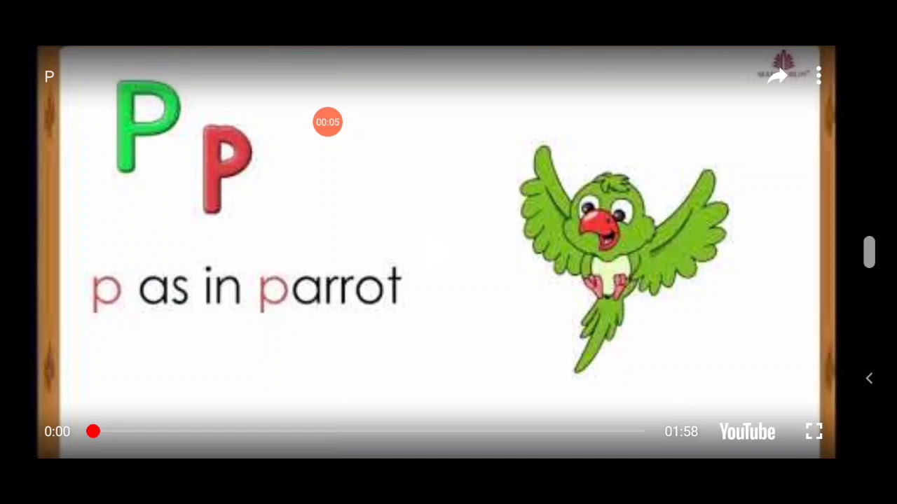 St. John's School Phonics sounds of letter Pp - YouTube