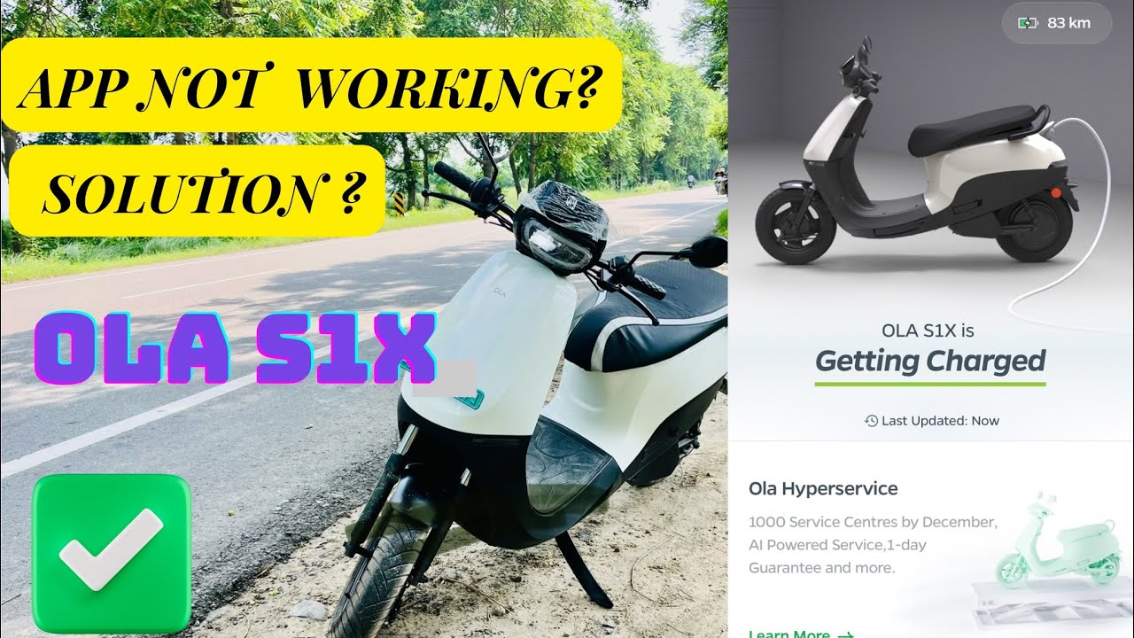 OLA ELECTRIC APP NOR WORKING SOLUTION | OLA S1 X | - YouTube