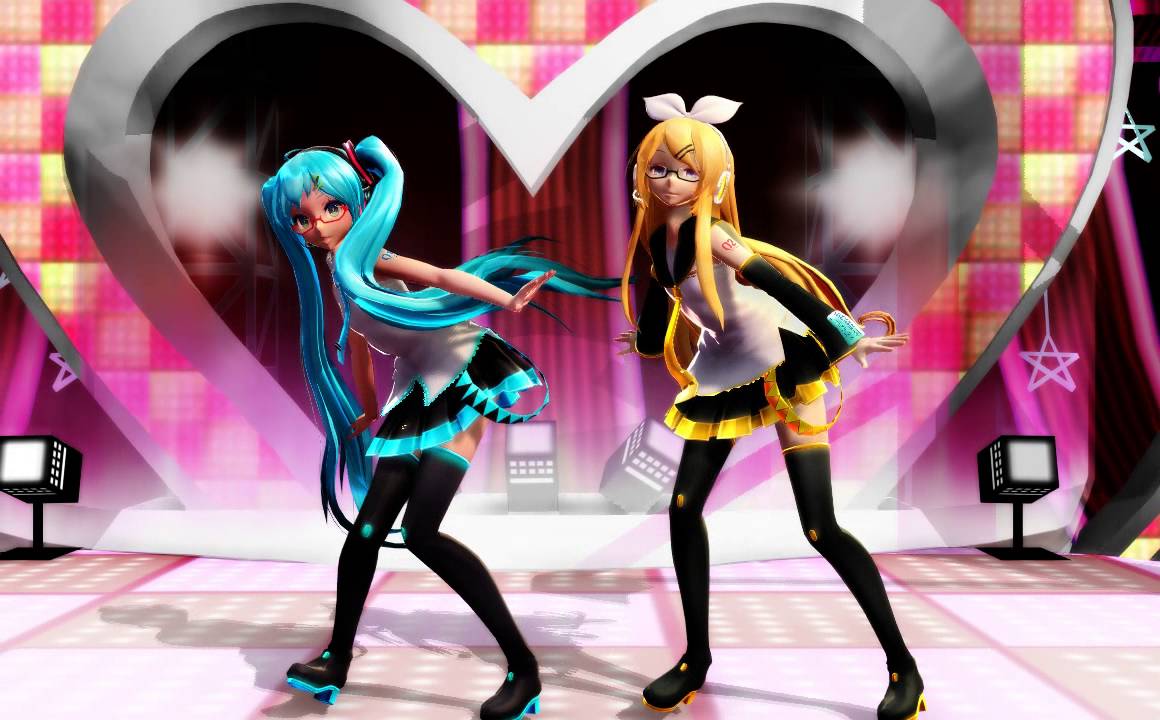 [MMD] Viva Happy Tda Future Rin x Tda Lat Miku - YouTube