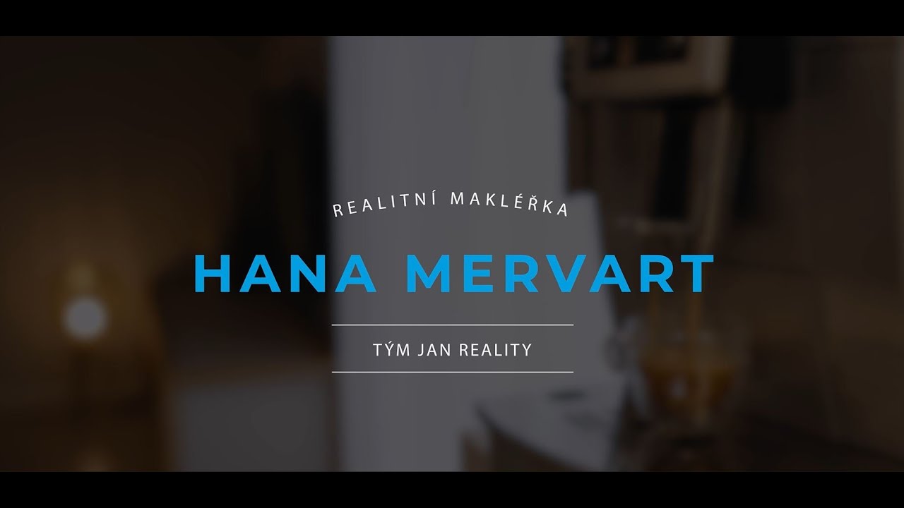 Realitní makléřka Hanka Mervart z JAN Reality - YouTube