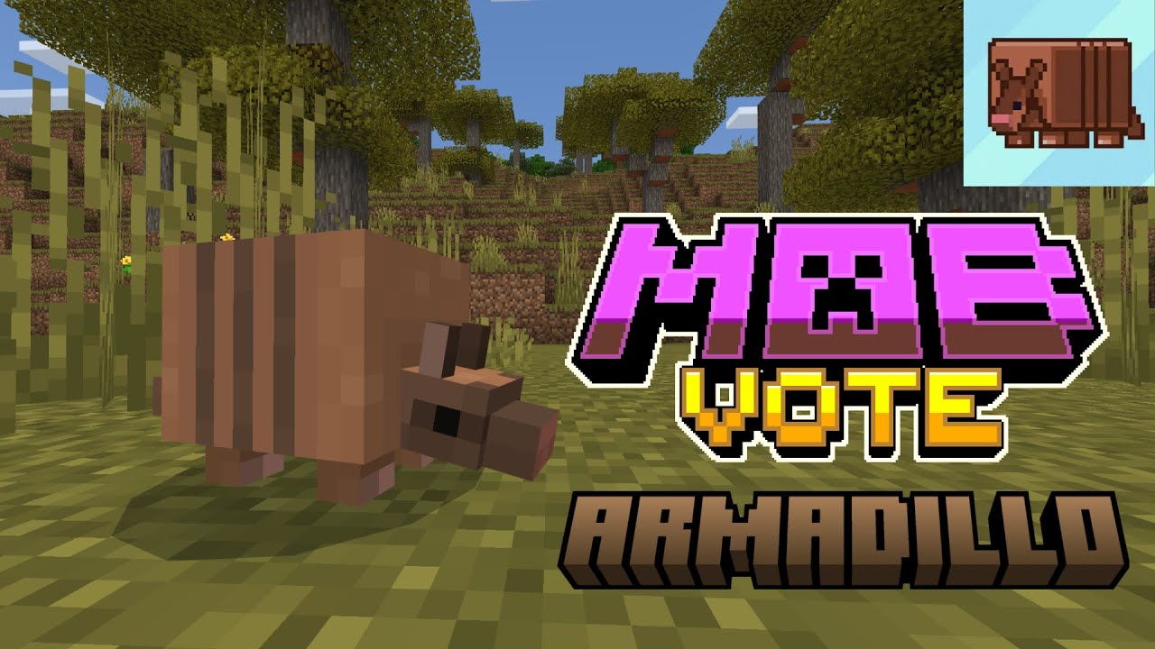 Armadillo- Mob vote | MINECRAFT | - YouTube