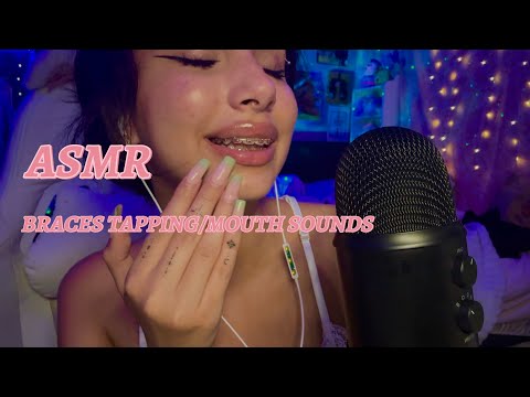ASMR Delicate Teeth and Braces Tapping & Soft Mouth Sounds for Sleep 😴🦷 