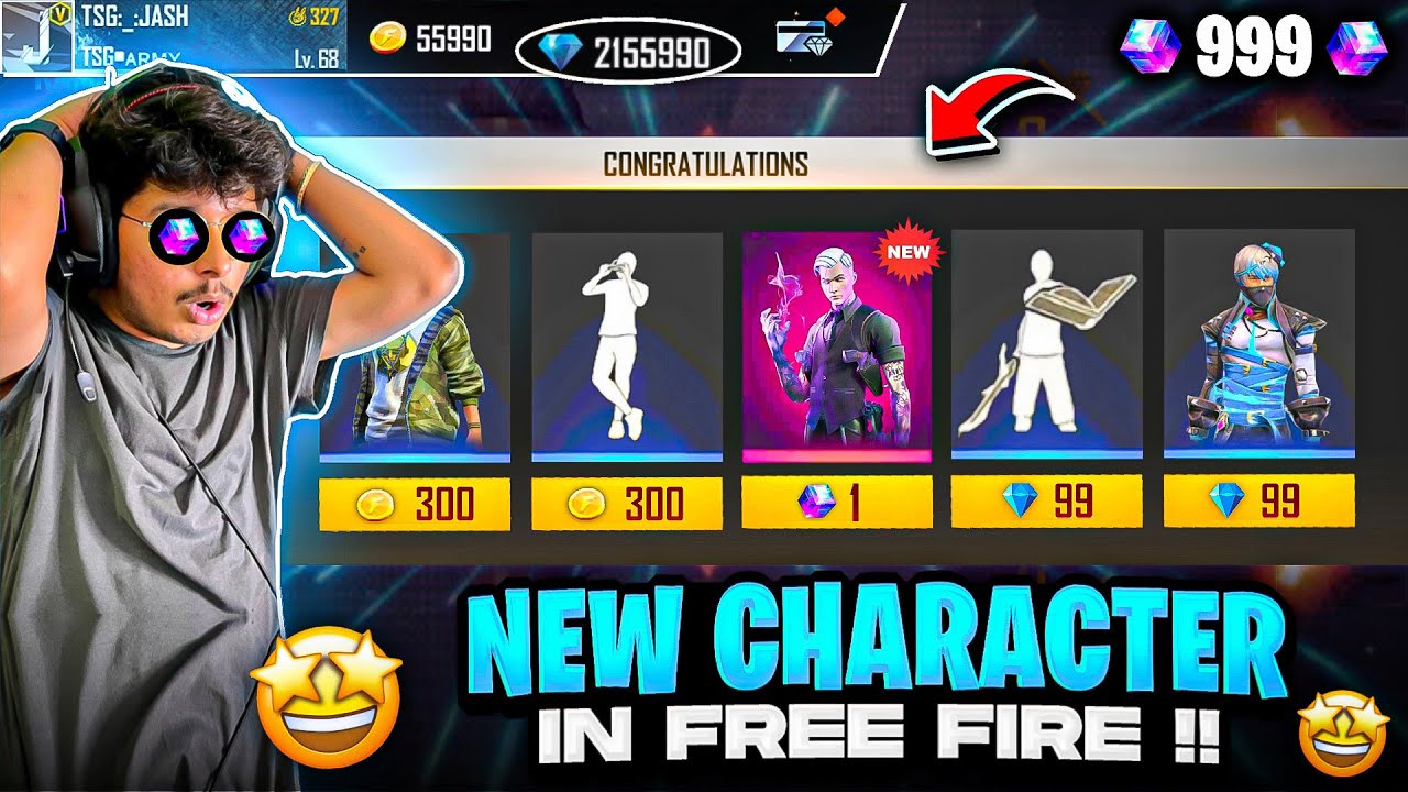 Free Fire New Character in Store ?😍 NOOB Adam To PRO Alok in 10,000 💎 ...
