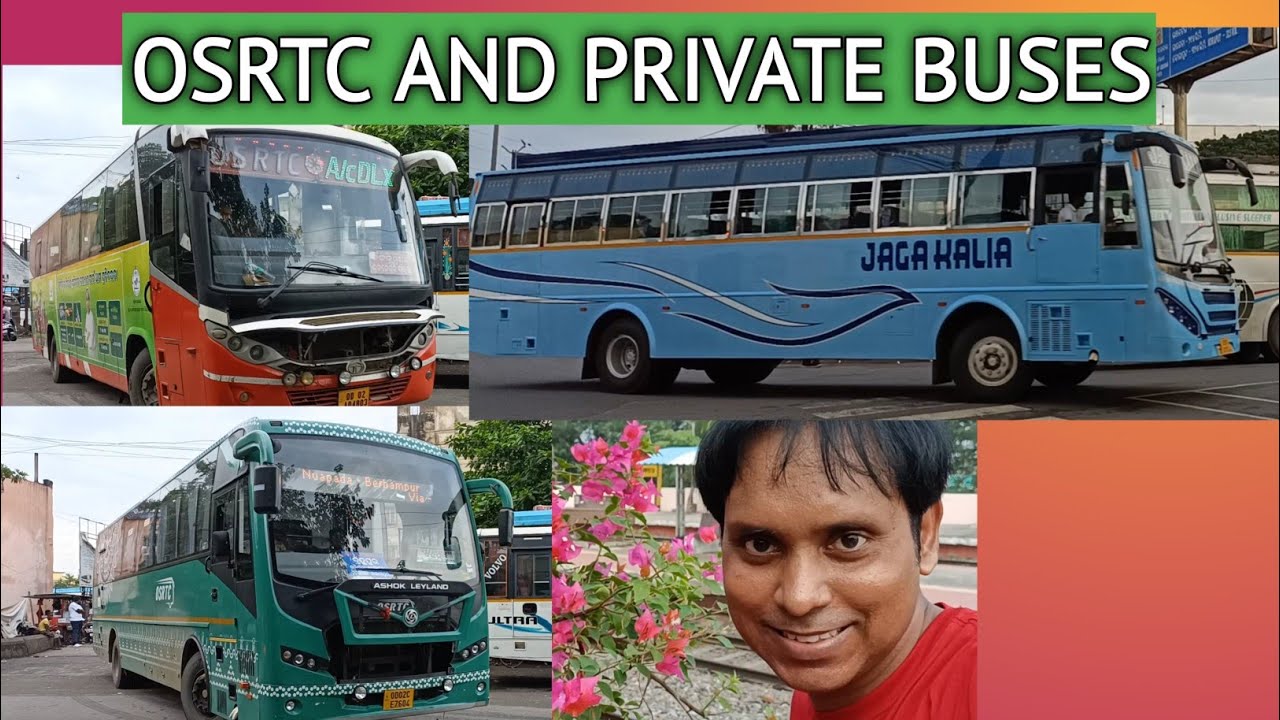 OSRTC and Private Bus Super Stars | Bus sound | Odisha | India | Prayer ...