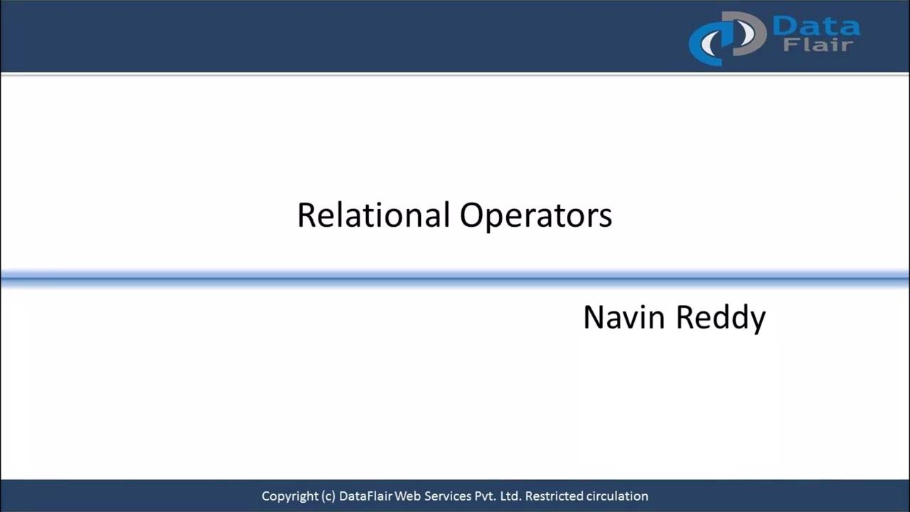 Java Relational Operators - YouTube