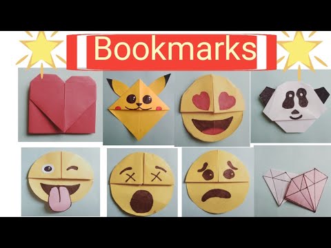 5 DIFFERENT WAYS BOOKMARKS || EASY & BEAUTIFUL || DIY IN BENGALI ...
