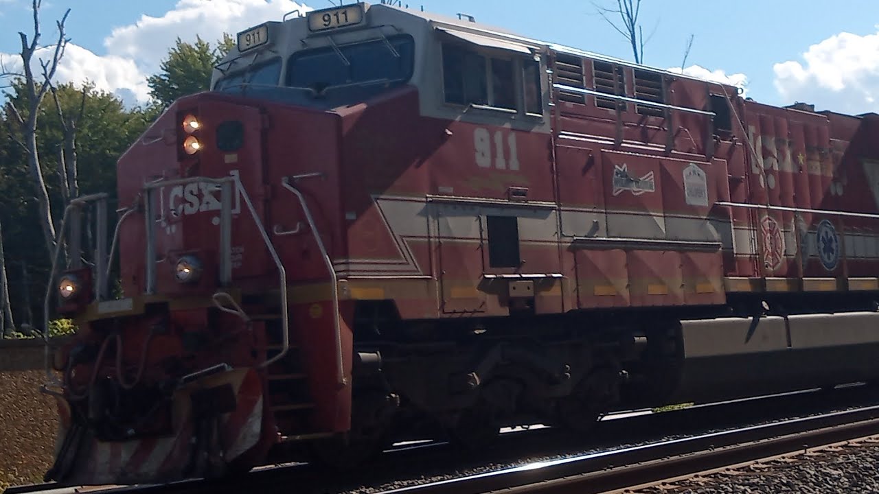 CSXT 911+CSXT manifest | Trains of September 2, 2025 - YouTube