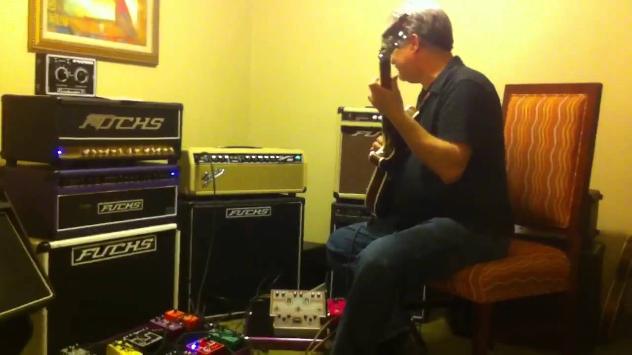 2012 NY Amp Show Andy Fuchs playing a Dumble Ultra Phonix - YouTube