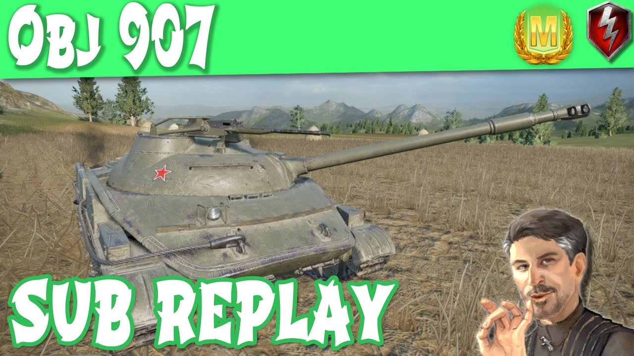Object 907 Subscriber Replay Tier X Soviet Medium WOT Blitz ...