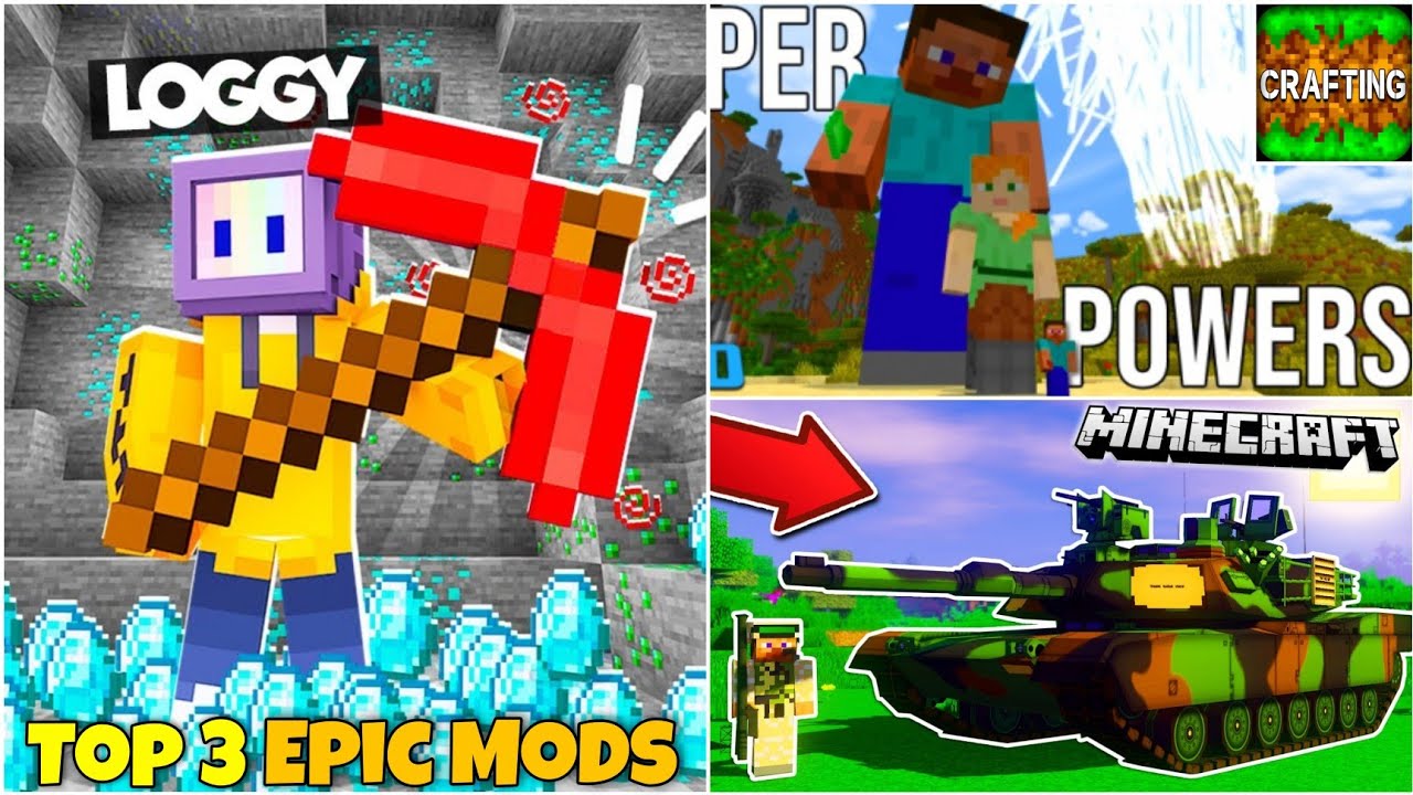 Top 3 Crazy Minecraft Mods For Crafting And Building | Crafting And ...