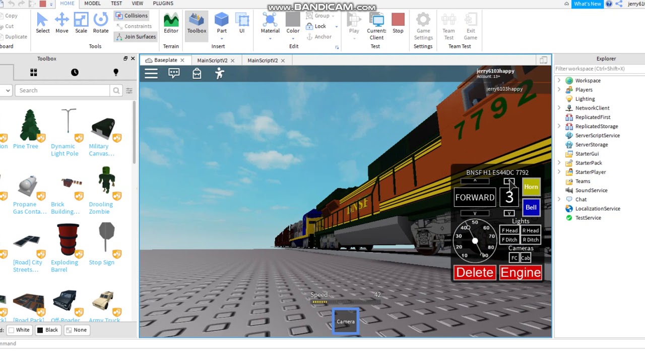Railfanning Roblox Studio - YouTube
