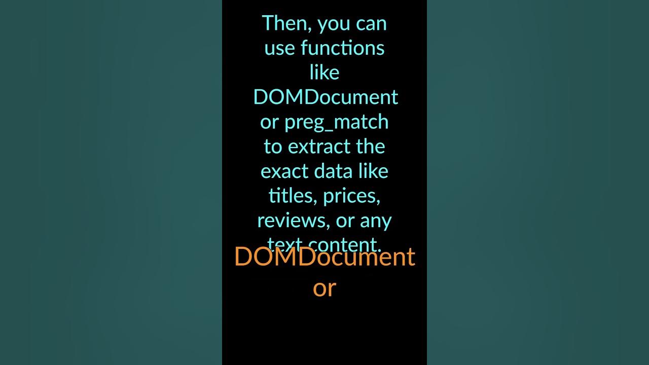 PHP Web Scraping with cURL - YouTube