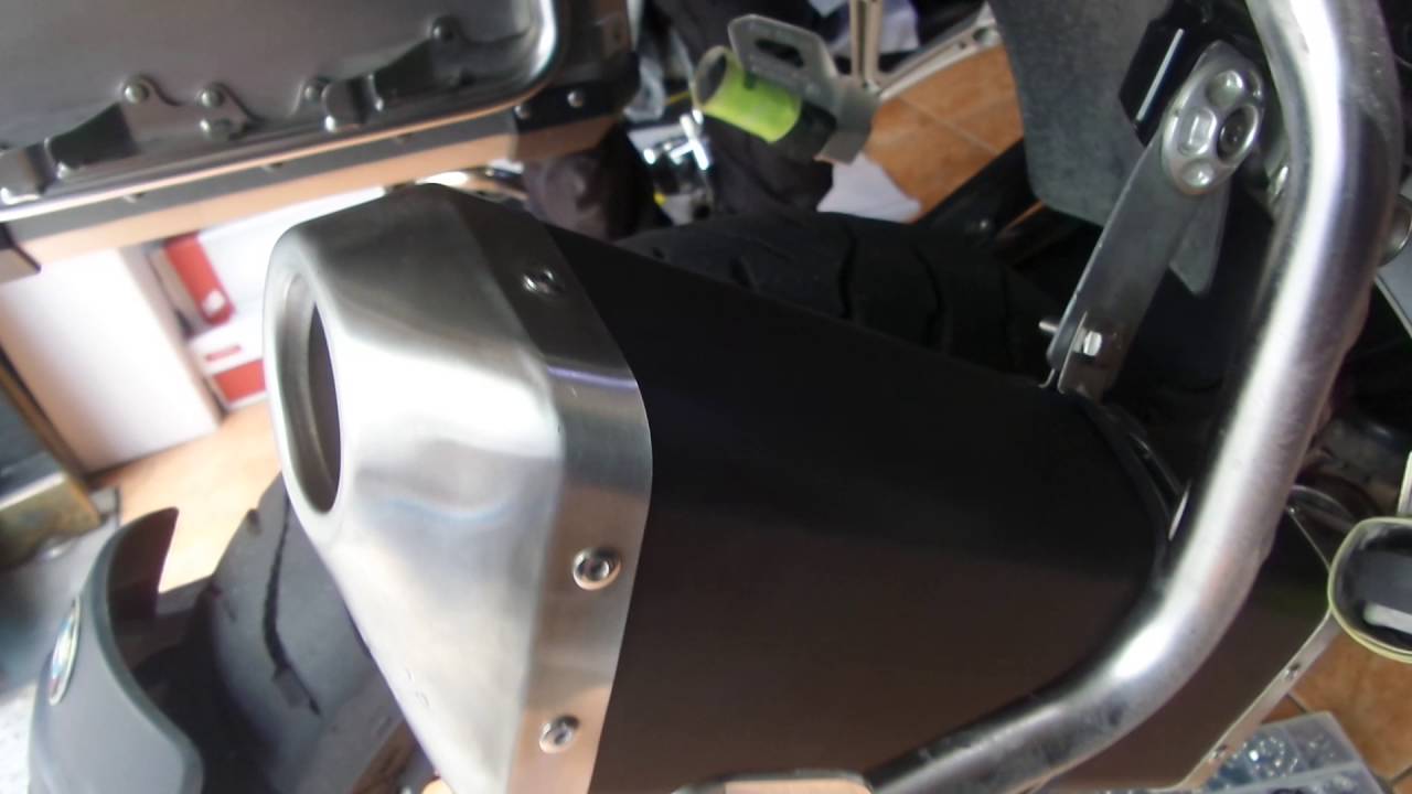 BMW R1200GS ADV(2015) JISU EXHAUST SOUND - YouTube