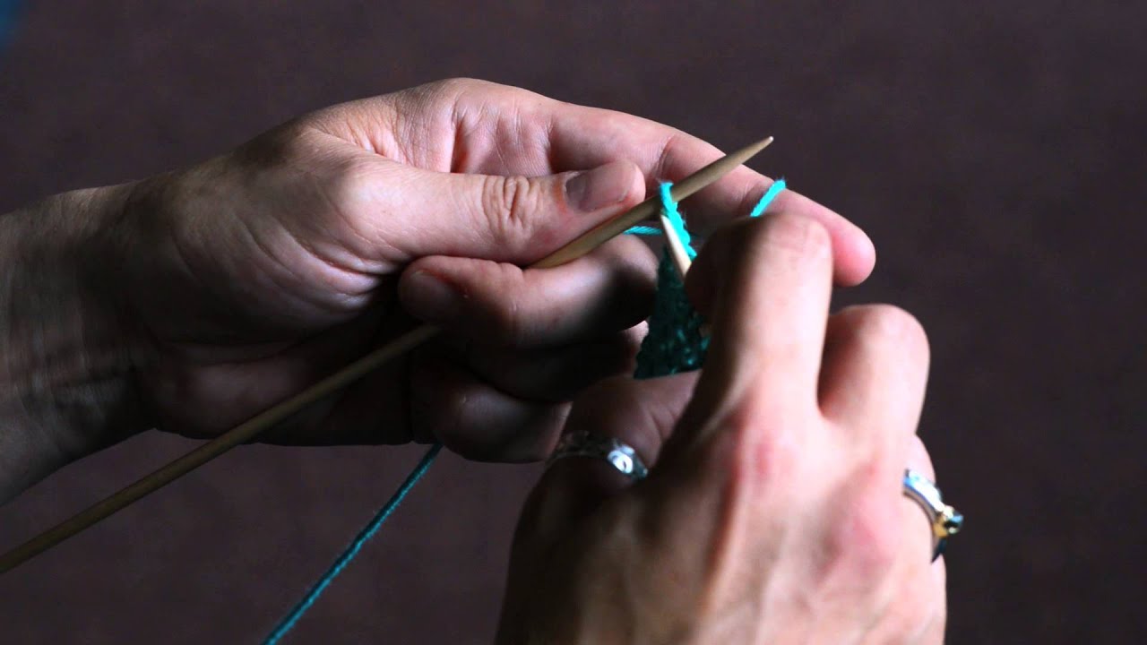 Knit - The Continental Method - YouTube