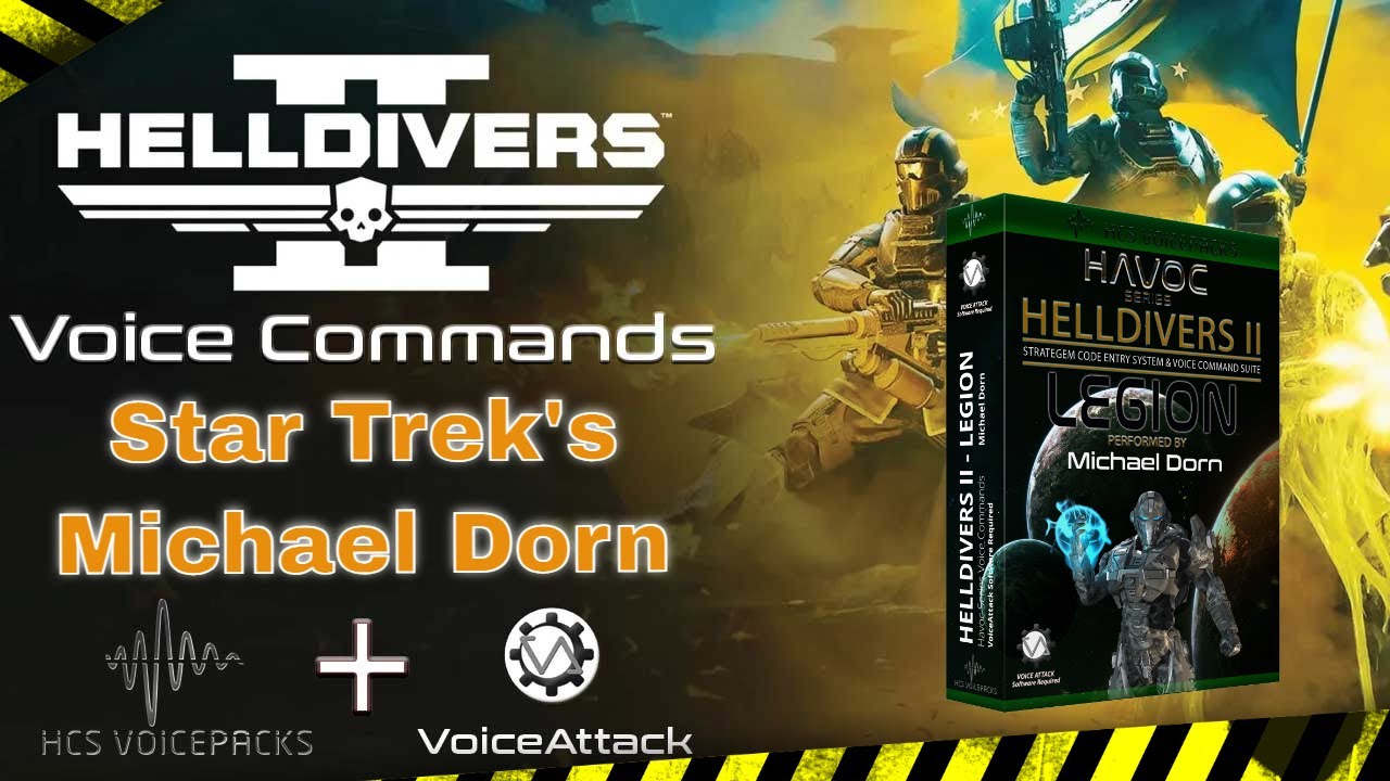 Helldivers 2 - Voice commands with Michael Dorn from STTNG - YouTube