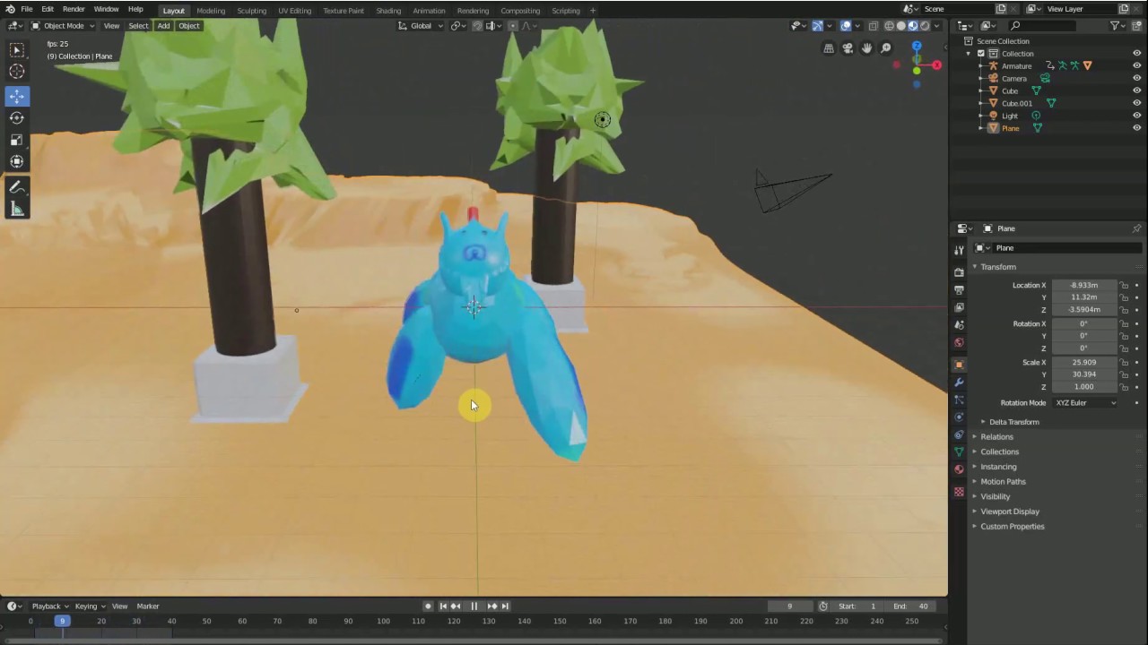 Cube to Creature: Blender Tutorial | 10: Finishing the Environment ...