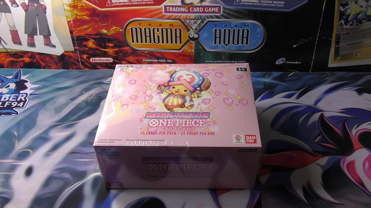 One Piece Memorial Collection Booster Box Opening!! - YouTube