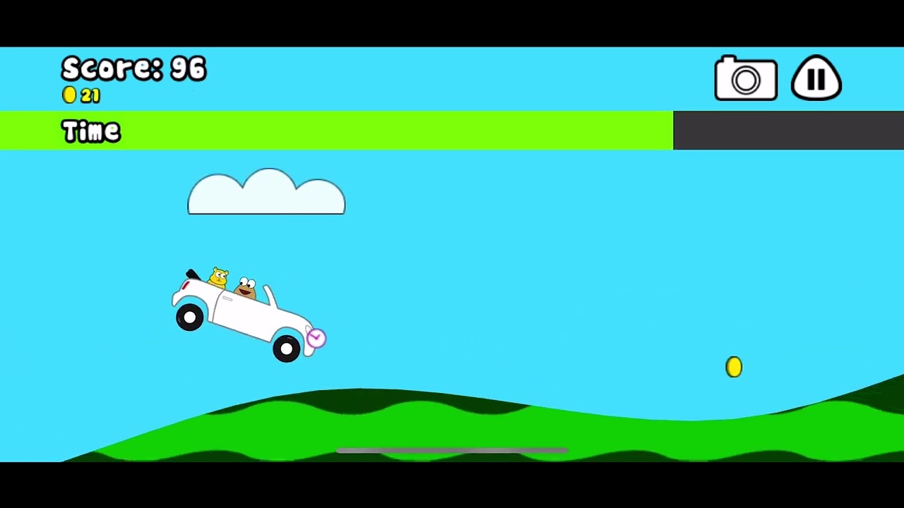 Seeing how long o can last without dying in Pou - YouTube
