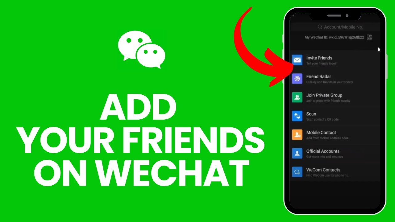 How to Add Your Friends on Wechat Account? Include Your Friends on ...