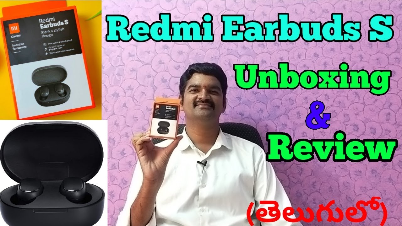 REDMI EARBUDS S unboxing మరియు review మీకోసం... - YouTube