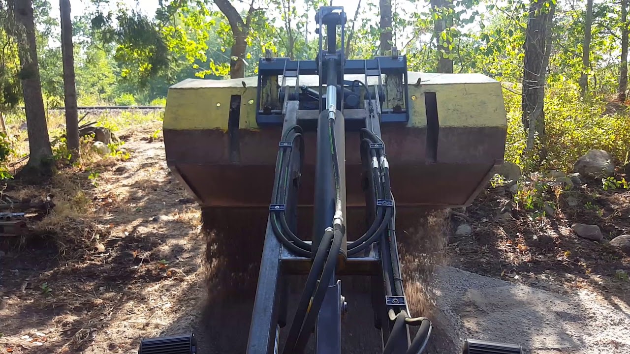 48V electric DIY mini compact loader - YouTube