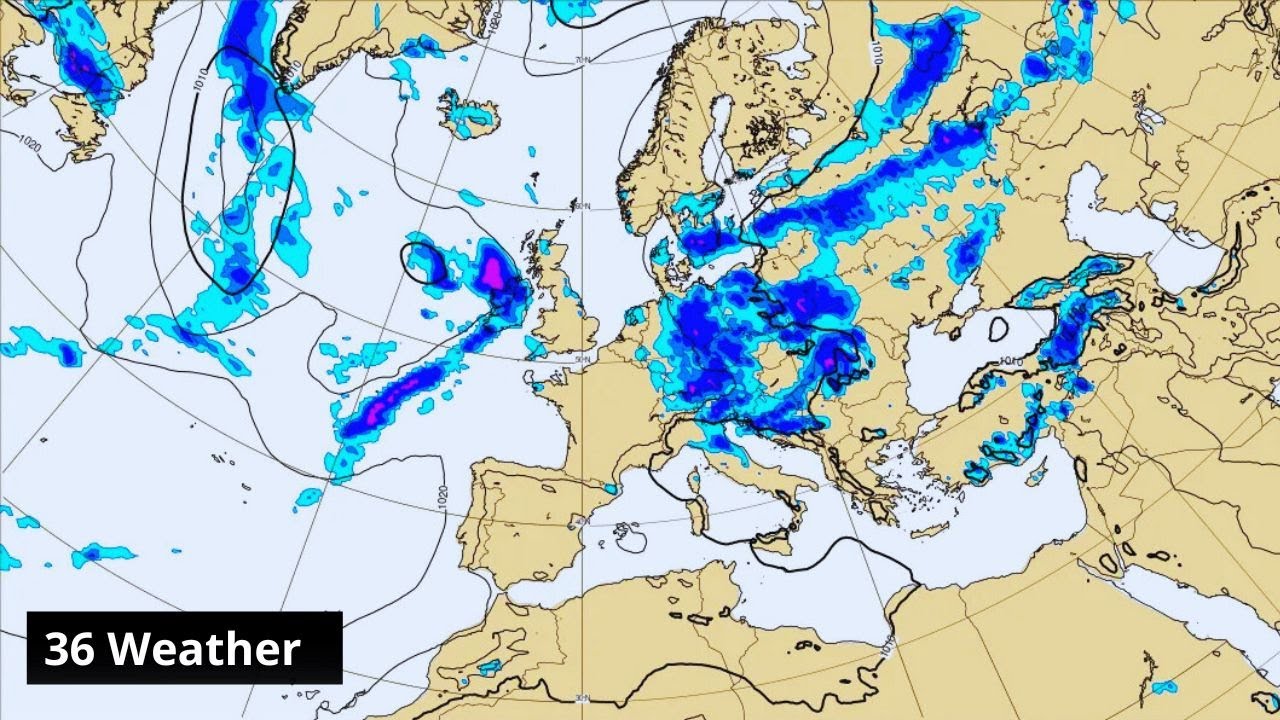 Europe Weather | July 19 , 2025 , ECMWF Model , Precipitation ( Rain ...
