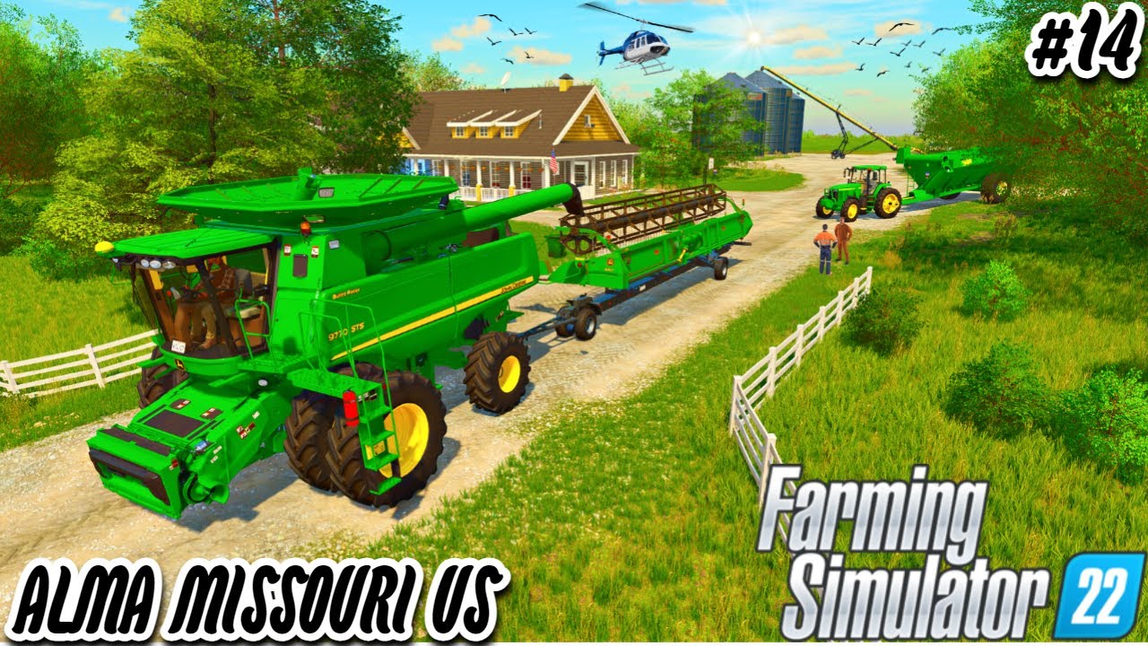 FS22 Timelapse Alma, Missouri US Map Ep 14 | Farming Simulator 22 - YouTube