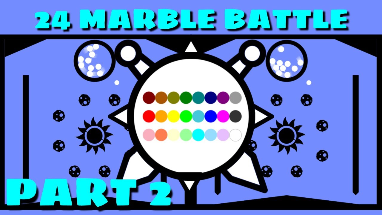 24 Marble Race Battle Special : PART 2 (by Algodoo) - YouTube