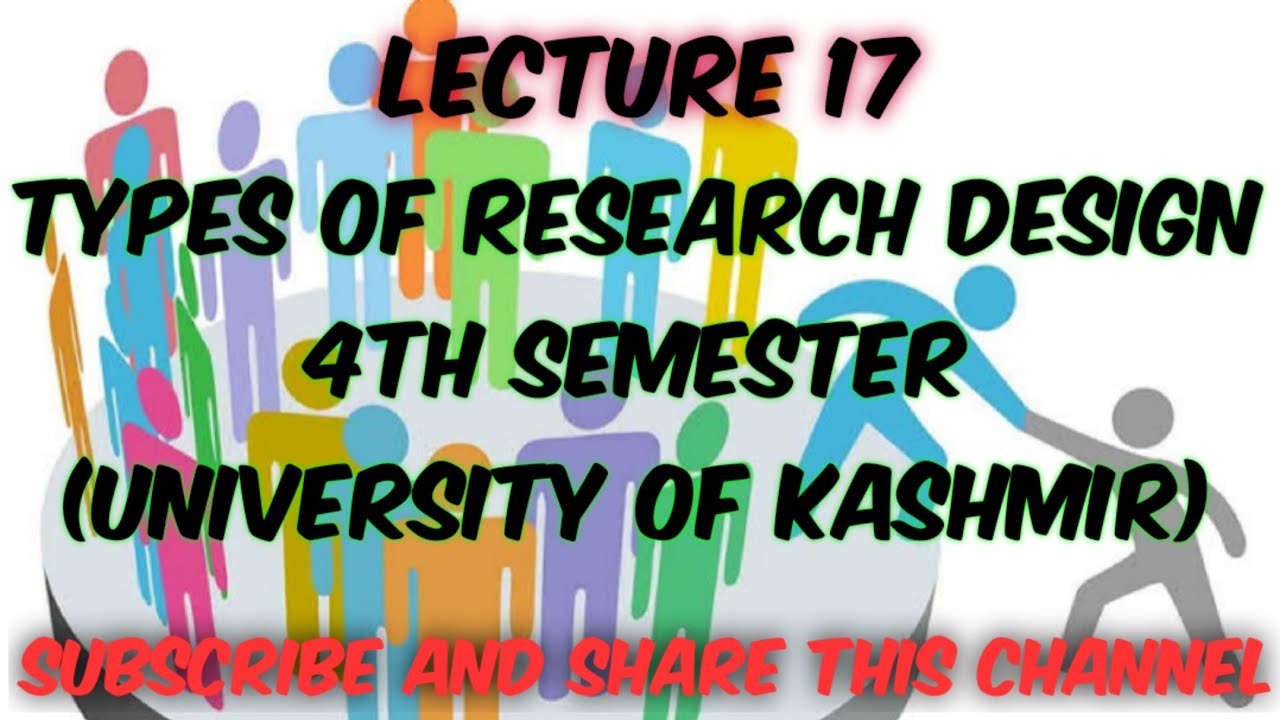 Lecture 17: Types of Research Design, 4rth Semester (University of ...