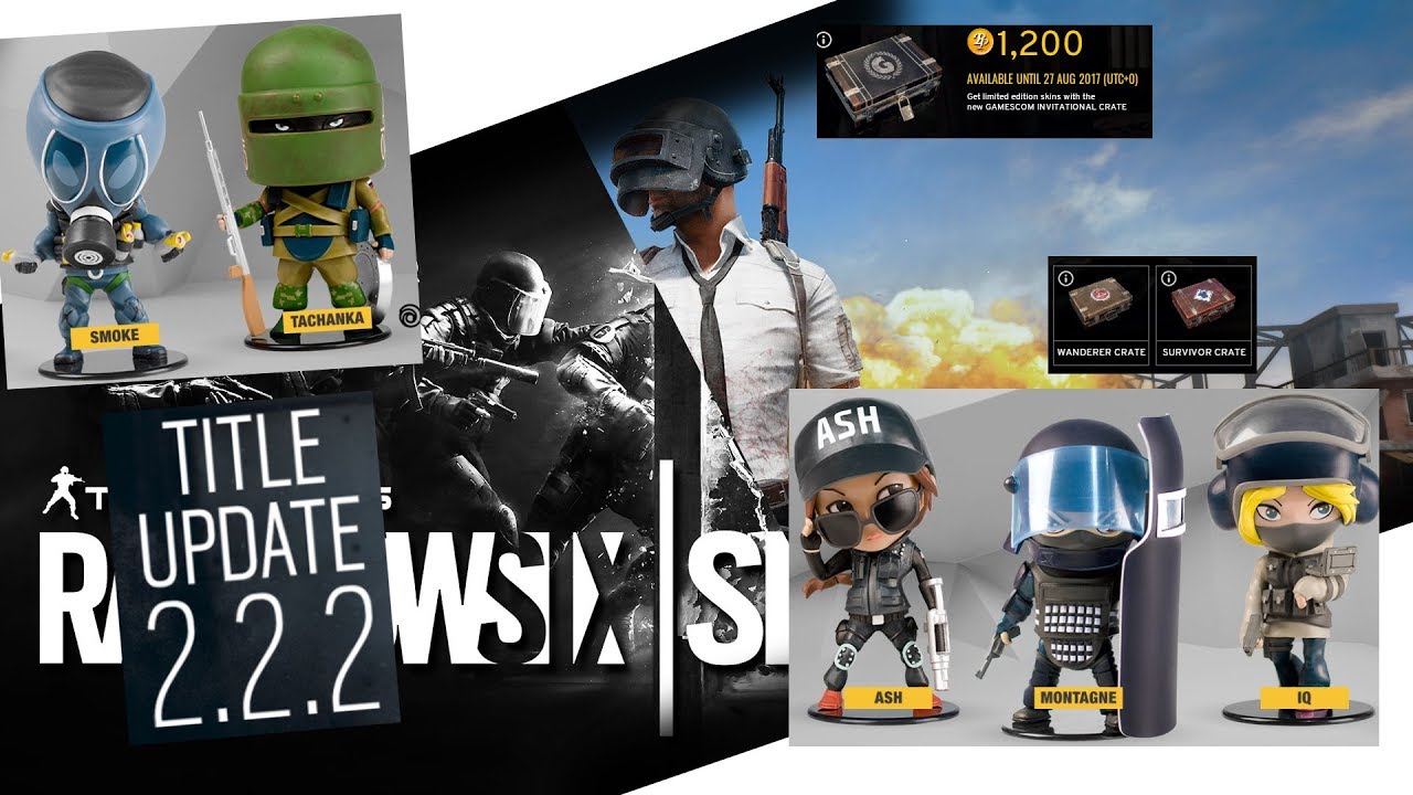 [Legend Talks] R6 Chibis \ PUBG Update \ R6 Patch 2.2.2 - YouTube