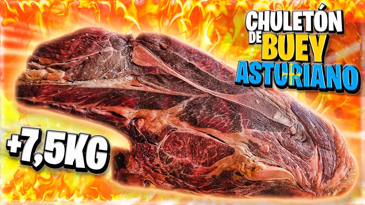 EL CHULETÓN GIGANTE DE RÉCORD DE AUTÉNTICO BUEY ASTURIANO (+7,5KG ...