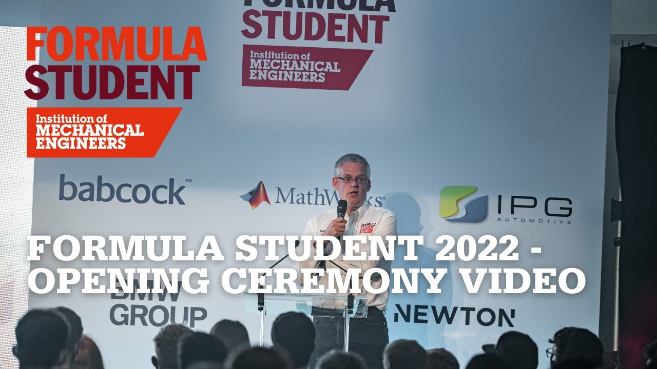 Formula Student 2022 - Opening Ceremony Video - YouTube